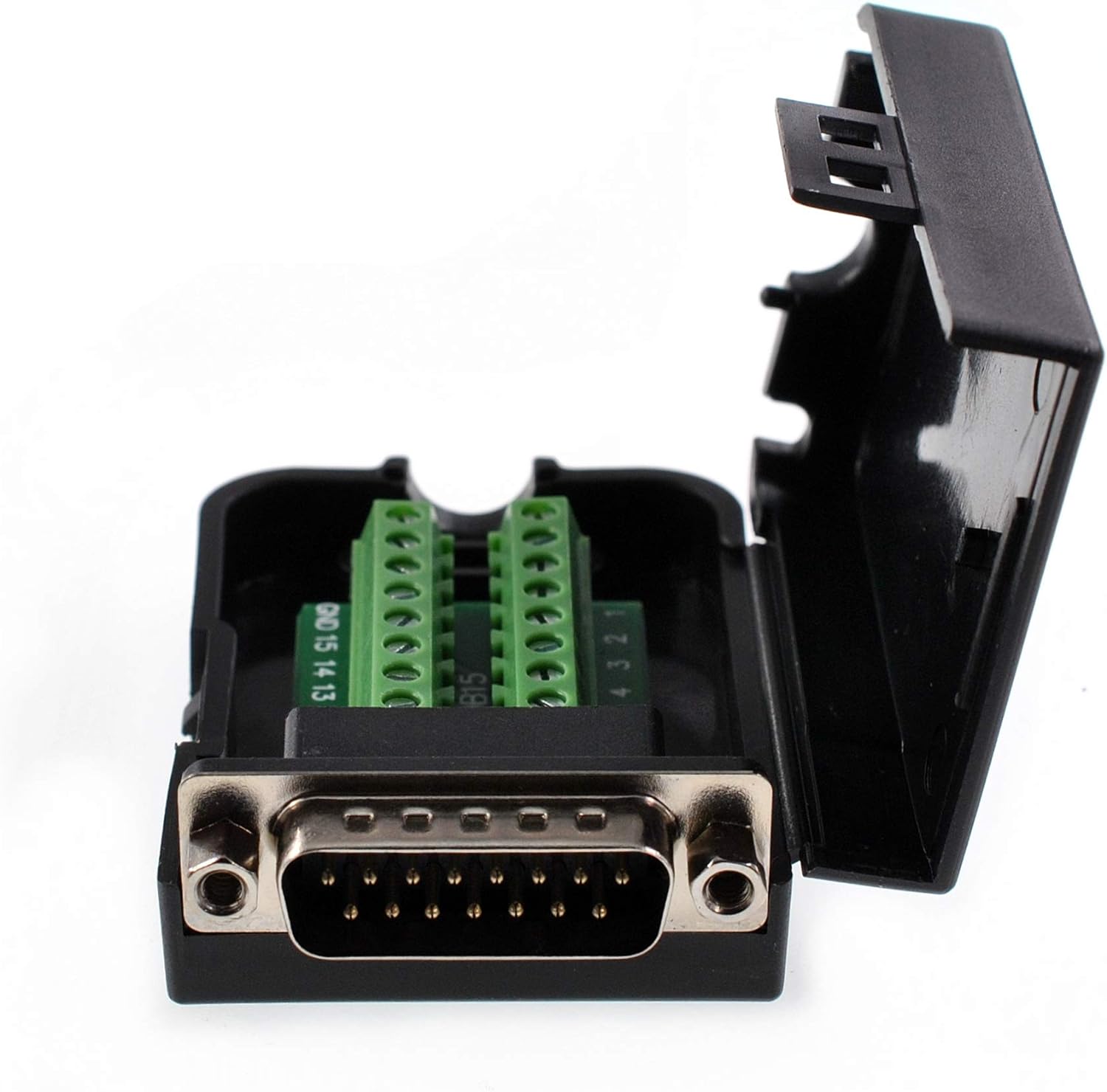 DB15/Male Breakout Connector to Wiring Terminal Hex Nuts – BTL Group ...