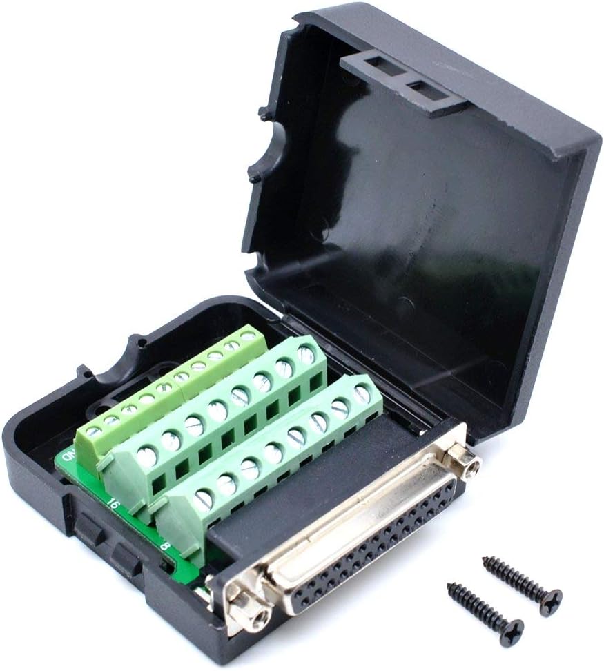 DB25/Female Breakout Connector to Wiring Terminal Hex Nuts – BTL Group ...